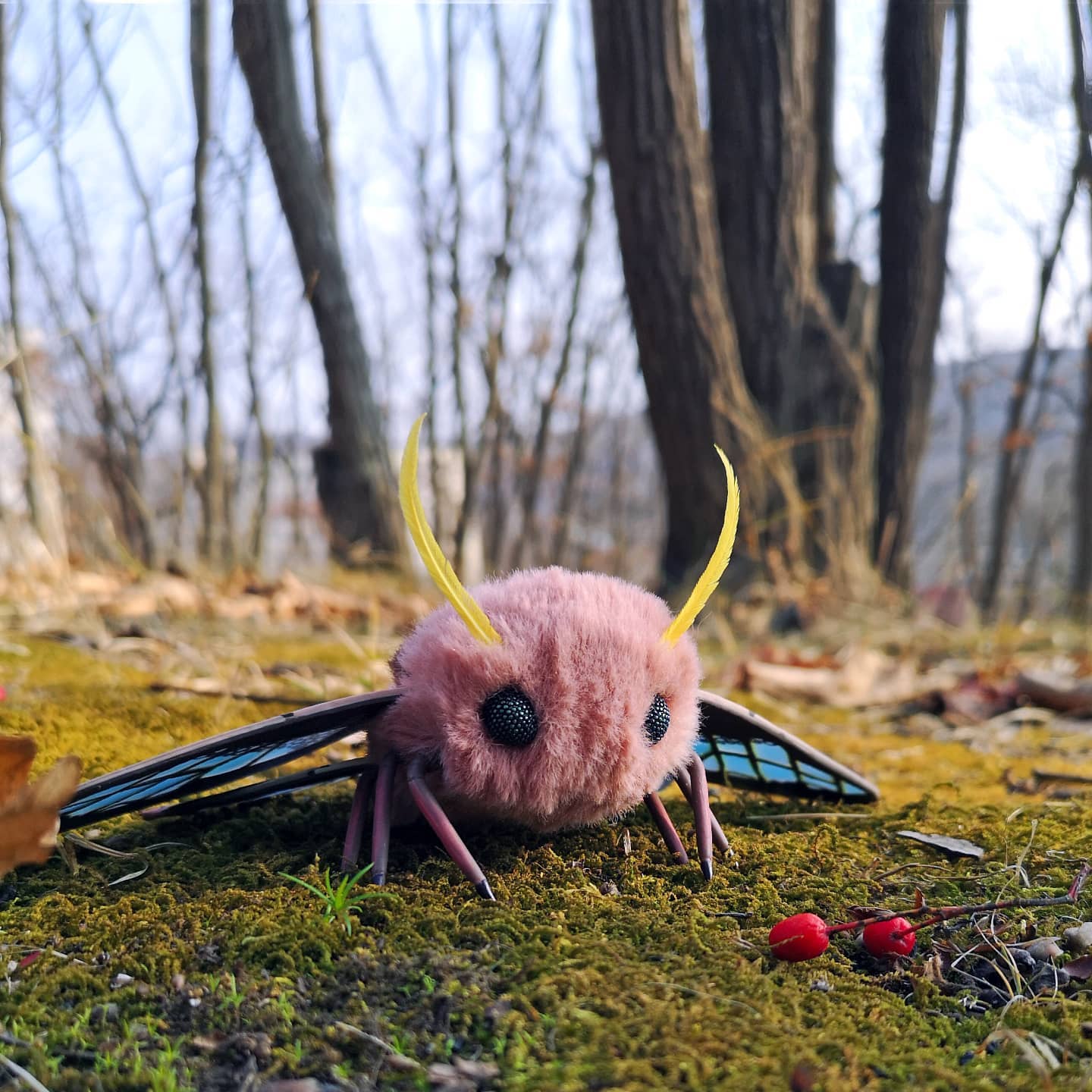 Artist Makes Tiny Fantasy Moth Dolls That Are Completely Handmade ...