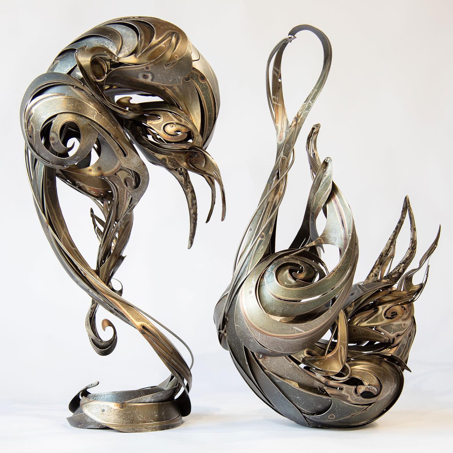 The Breathtaking Fluid Metal Sculptures by Georgie Seccull » Design You ...