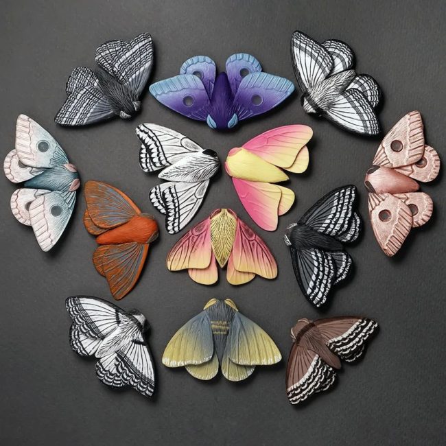 Artist Makes Tiny Fantasy Moth Dolls That Are Completely Handmade ...