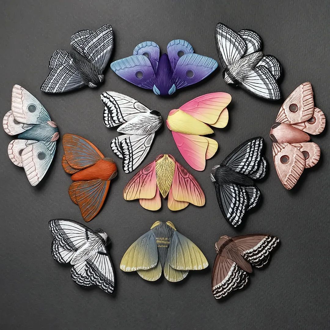 Artist Makes Tiny Fantasy Moth Dolls That Are Completely Handmade ...