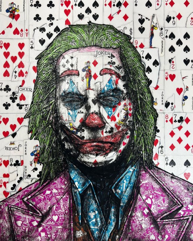 Artist Makes Unique Collage Paintings By Using Only Playing Cards And ...