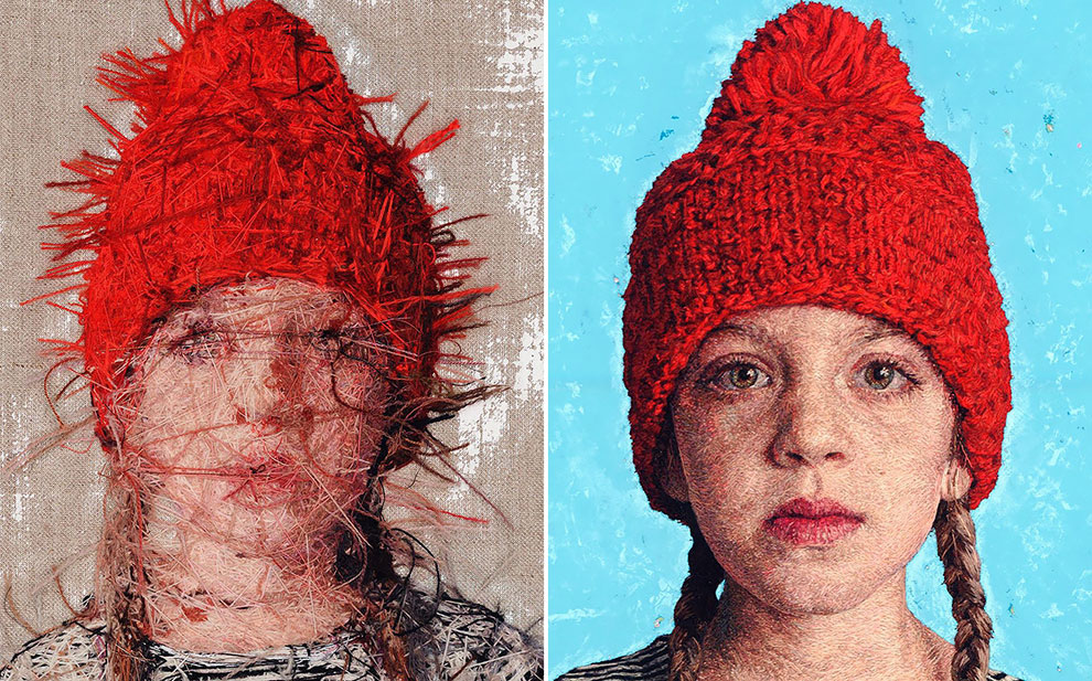 Embroidery Meets Hyperrealism: Artist Cayce Zavaglia Creates Stunning ...