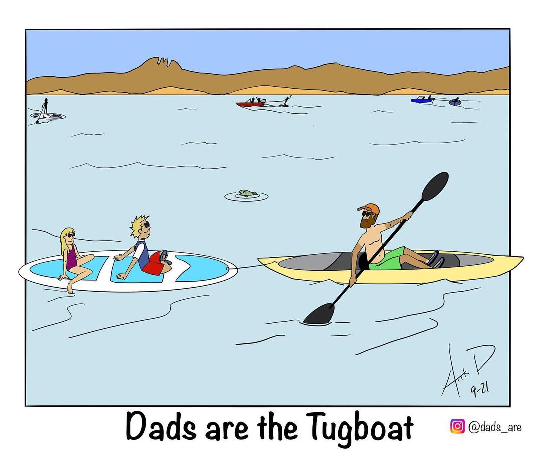 “Dads Are”: Artist Illustrates The Average Experience Of Being A Dad ...