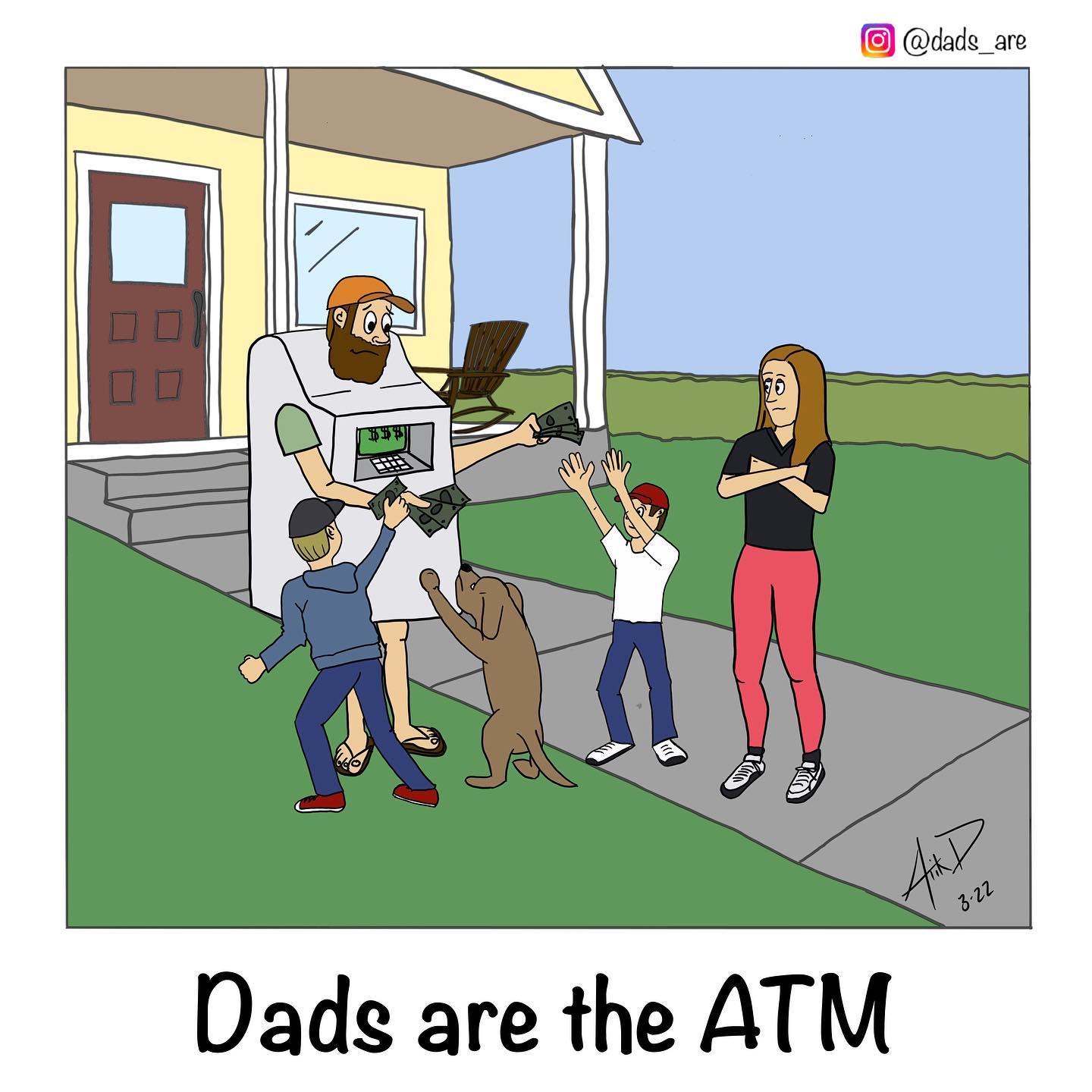 “Dads Are”: Artist Illustrates The Average Experience Of Being A Dad ...