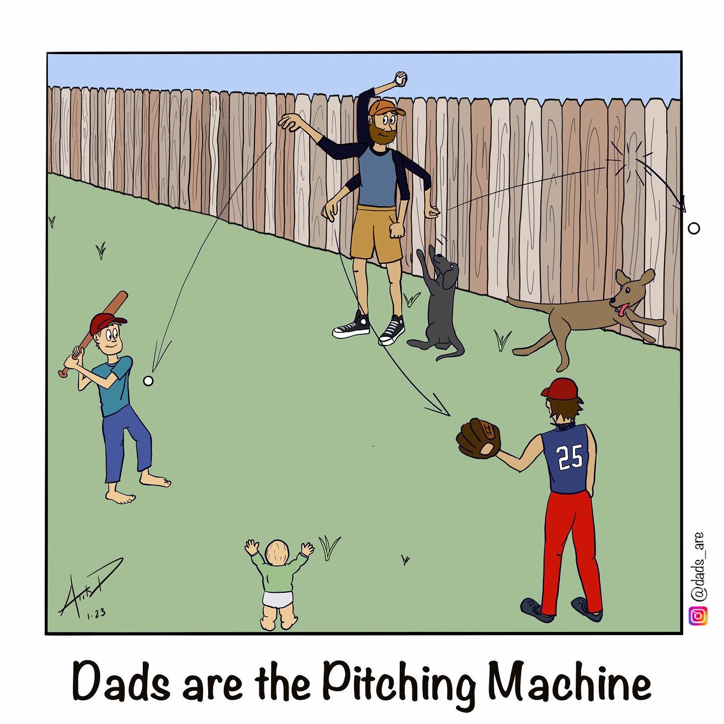 “Dads Are”: Artist Illustrates The Average Experience Of Being A Dad ...