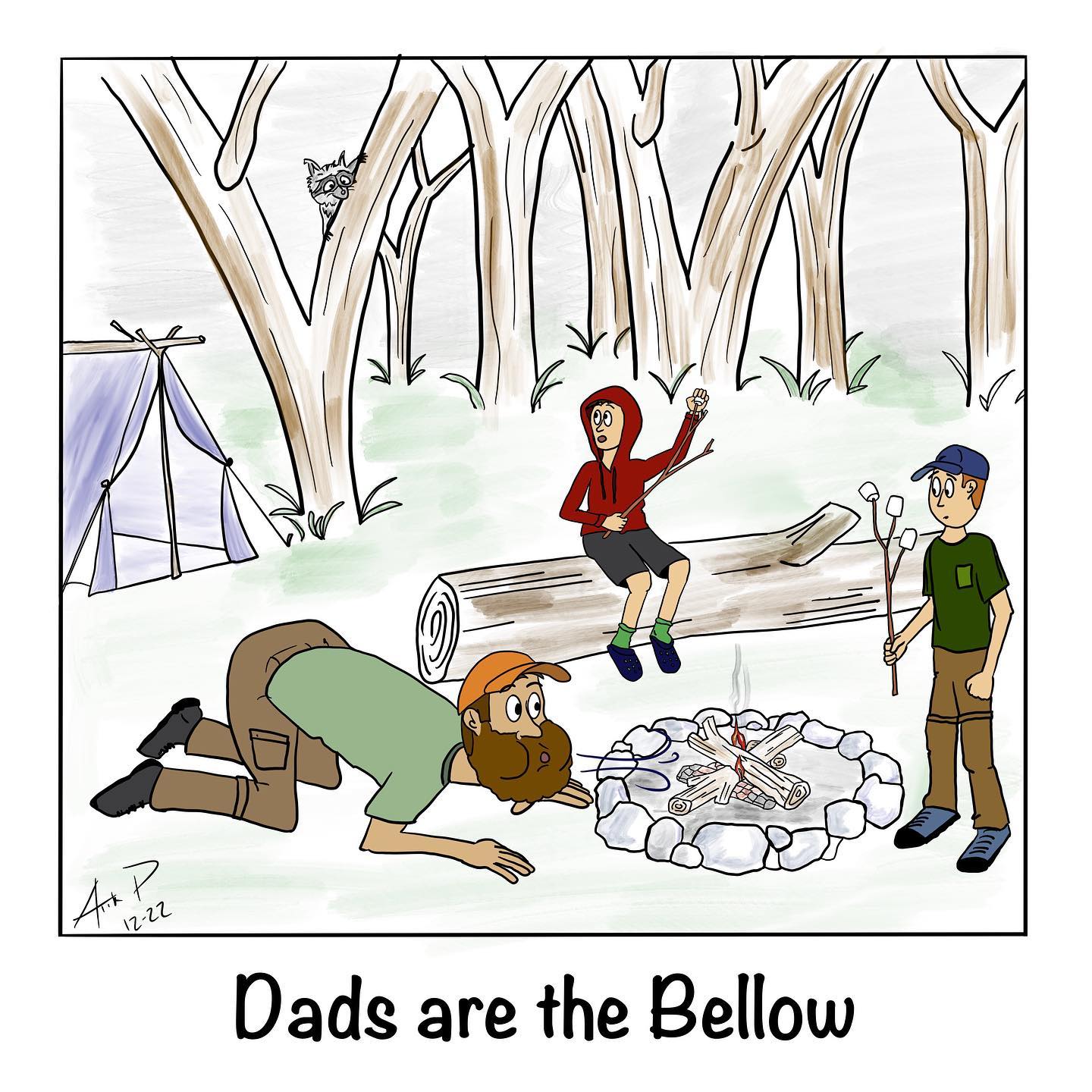 “Dads Are”: Artist Illustrates The Average Experience Of Being A Dad ...