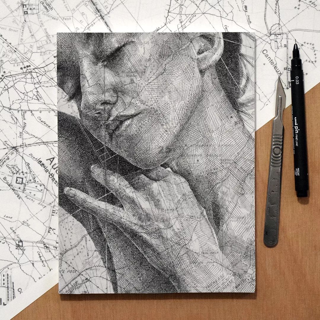 Where Portraits Meet Cartography: The Mindblowing Art of Ed Fairburn ...