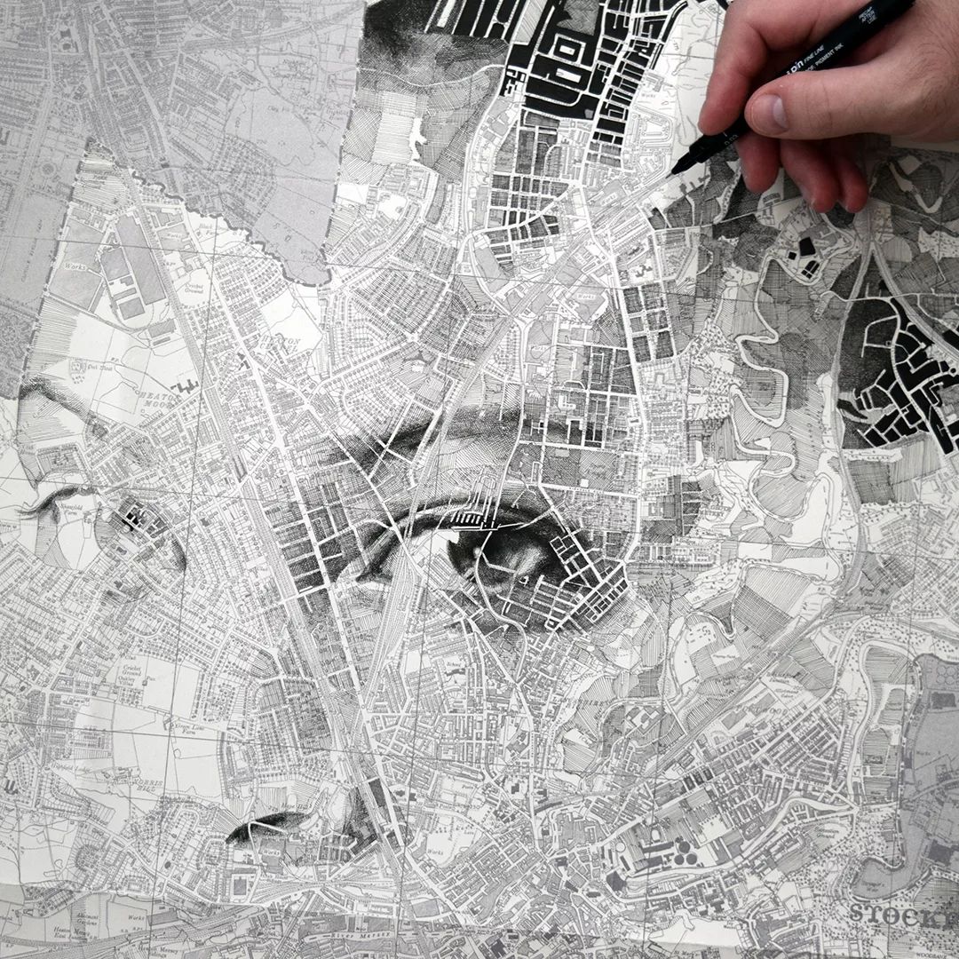 Where Portraits Meet Cartography: The Mindblowing Art of Ed Fairburn ...