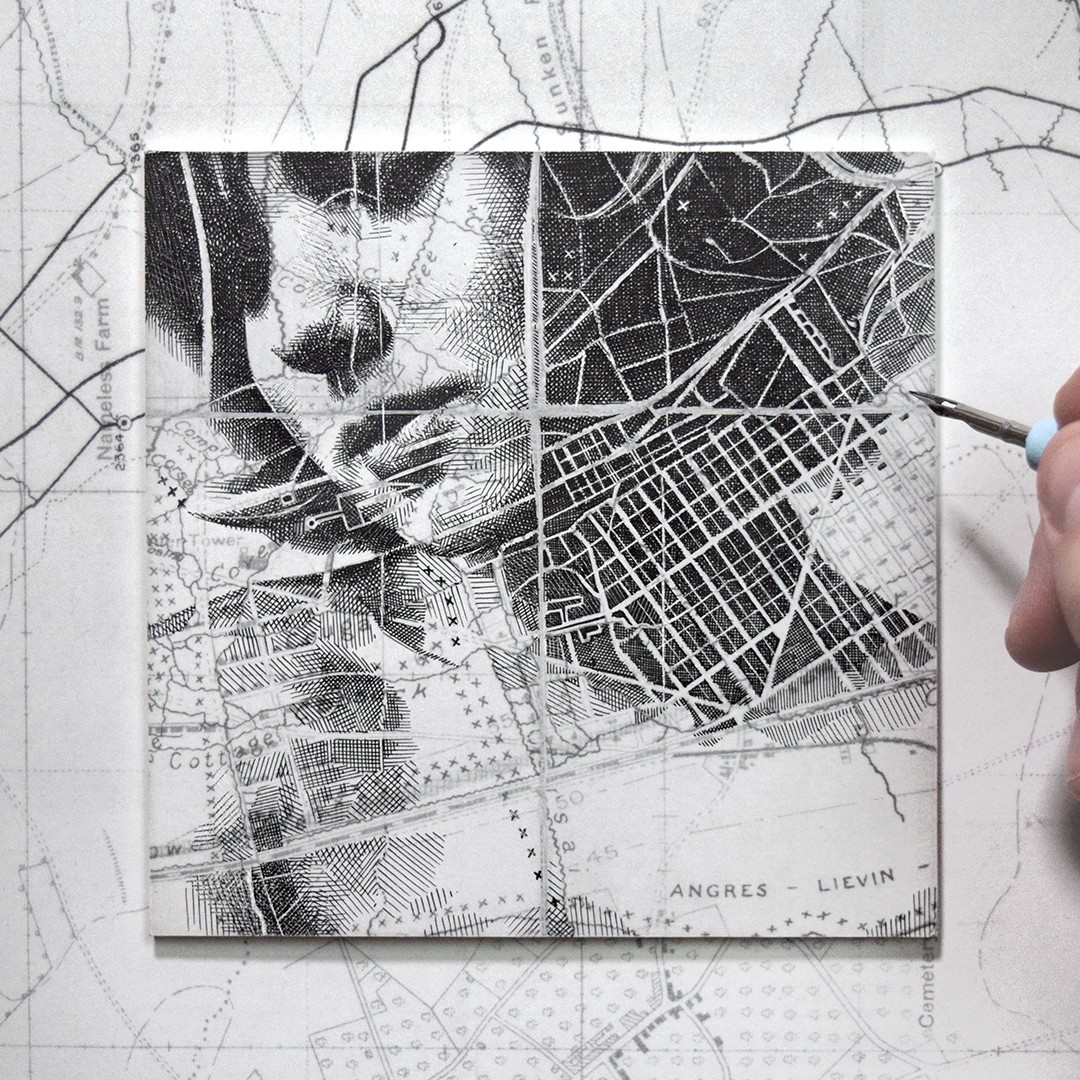 Where Portraits Meet Cartography: The Mindblowing Art of Ed Fairburn ...