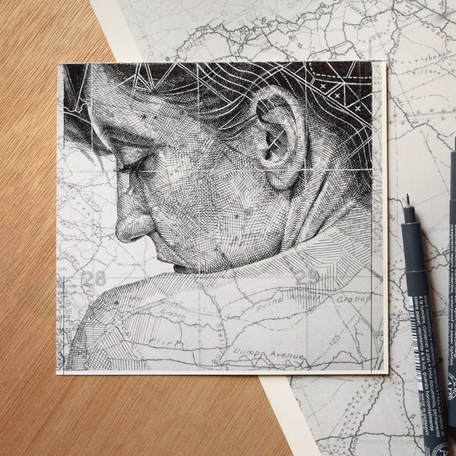 Where Portraits Meet Cartography: The Mindblowing Art of Ed Fairburn ...