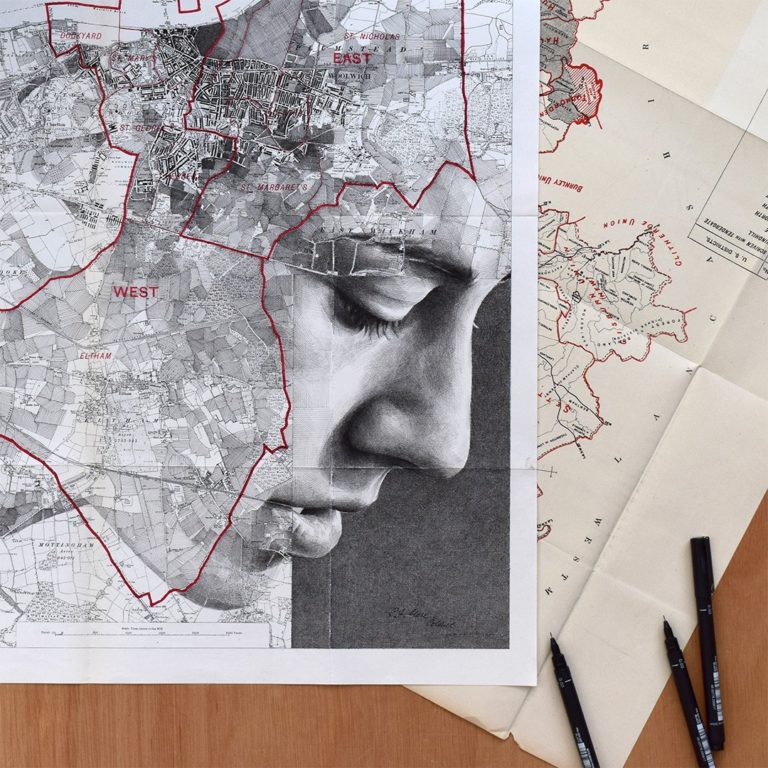 Where Portraits Meet Cartography: The Mindblowing Art of Ed Fairburn ...