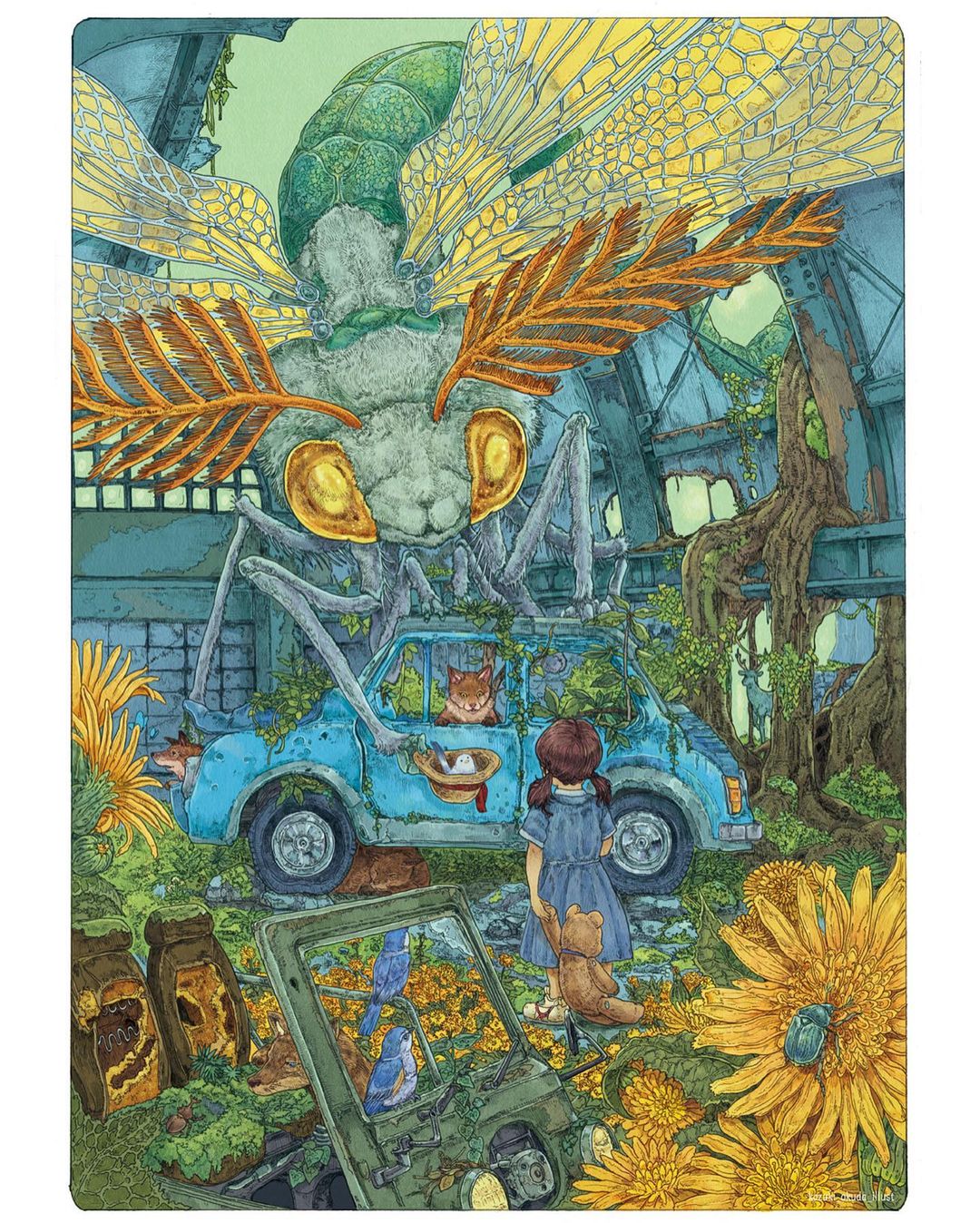 Intricate Fantasy Illustrations by Kazuki Okuda » Design You Trust — Design Daily Since 2007