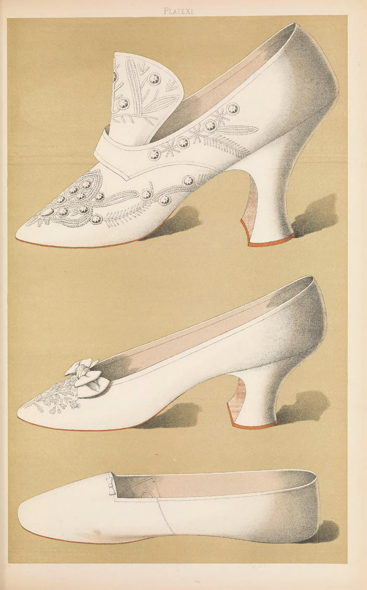 The Visual Explanation of The Ladies’ Dress Shoes in the Nineteenth ...