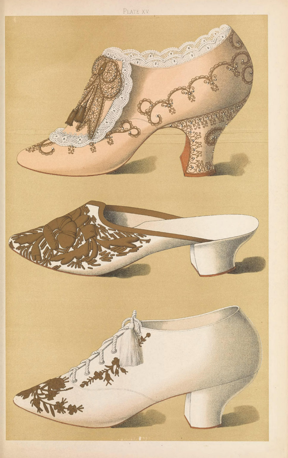 The Visual Explanation of The Ladies’ Dress Shoes in the Nineteenth ...