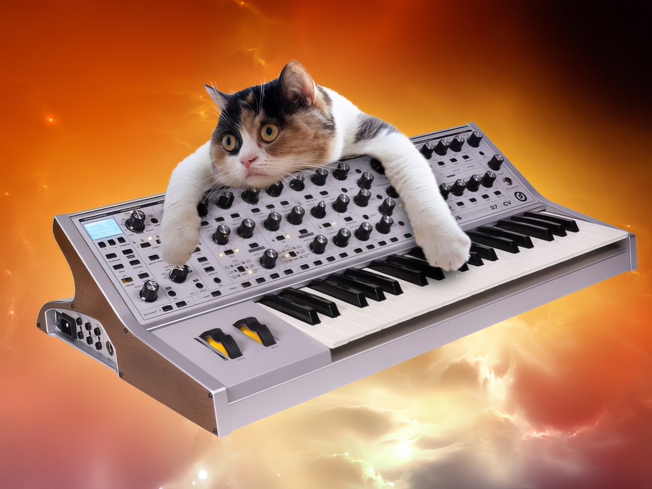 Totally Pointless Gallery of The Cats ‘Performing’ On Synthesizers In ...