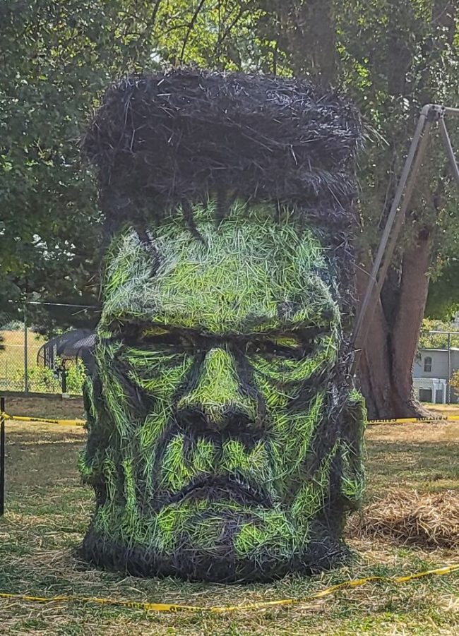 Crafting Halloween Magic: Jean Marie Smith’s Spectacular Hay Bale Art ...