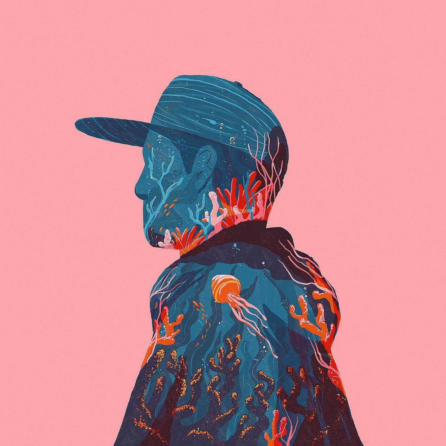 The Distinctive Style of Jorge Artola’s Minimalist Illustrations ...