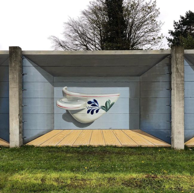 Leon Keer’s Anamorphic Street Art That Transforms Flat Surfaces into ...