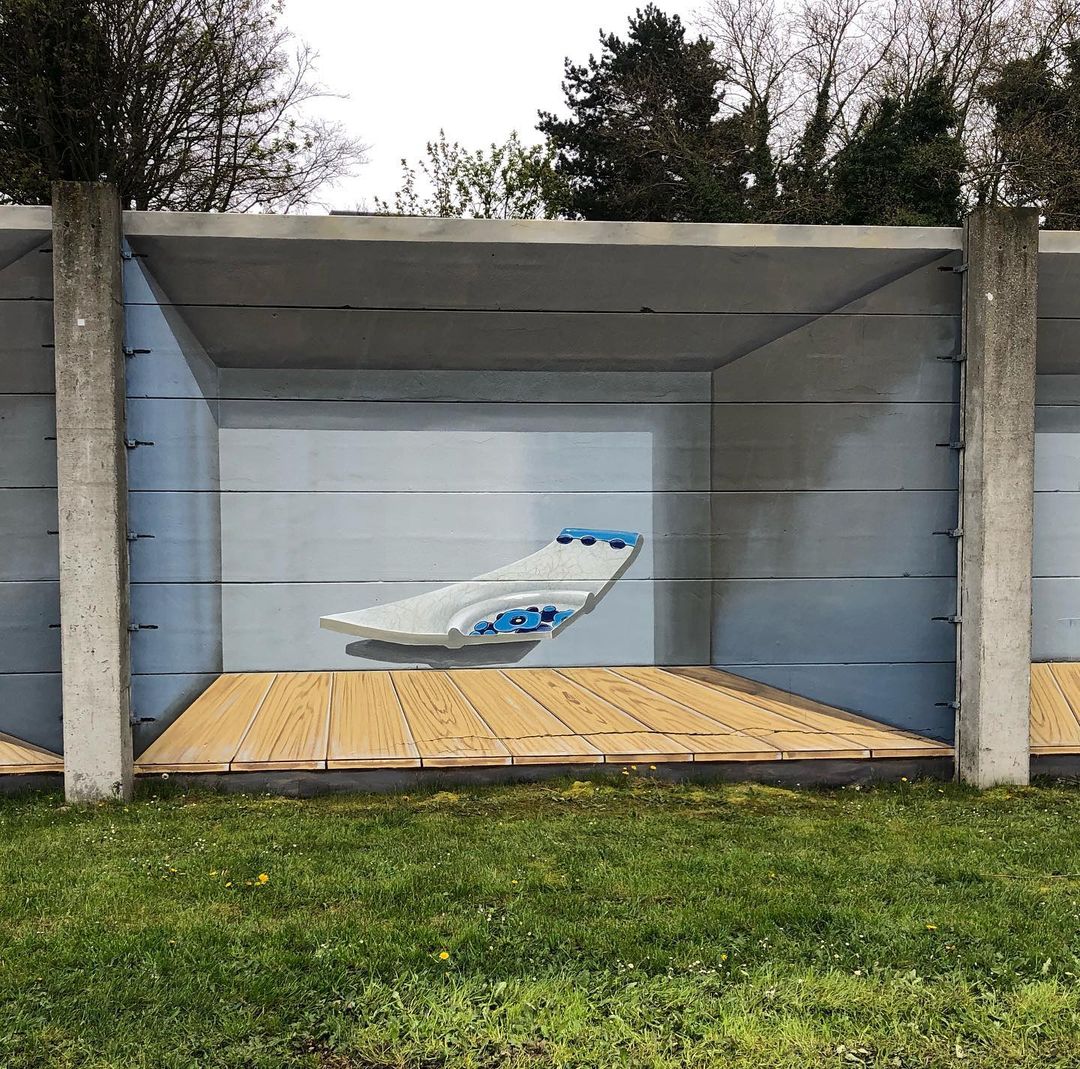 Leon Keer’s Anamorphic Street Art That Transforms Flat Surfaces into ...