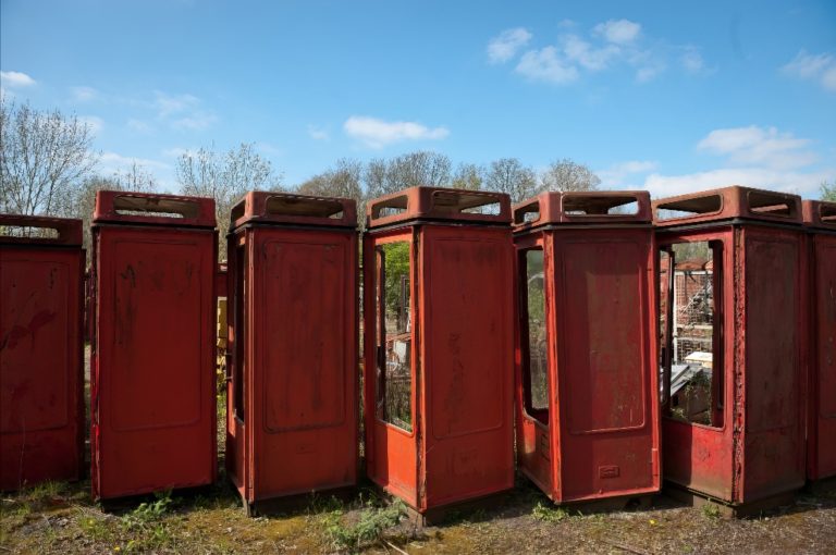 Incredible Photos of The British Red Phone Box Graveyard on The Edge of ...