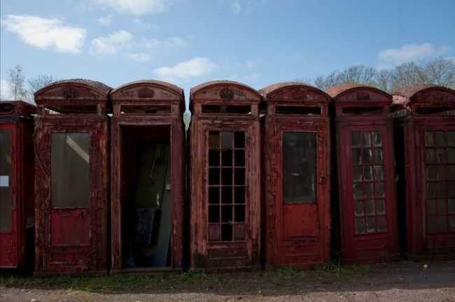 Incredible Photos of The British Red Phone Box Graveyard on The Edge of ...