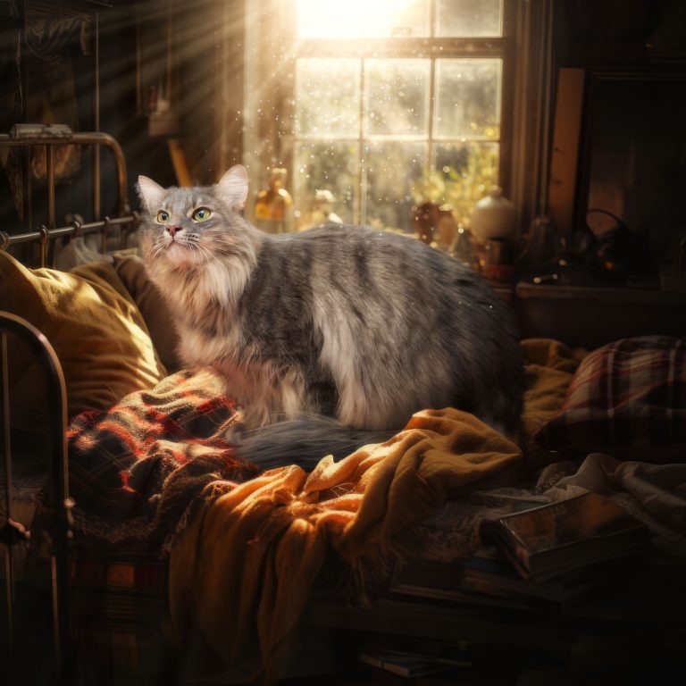 Photographer Creates Portraits Of Adoptable Cats Living In Their Dream ...