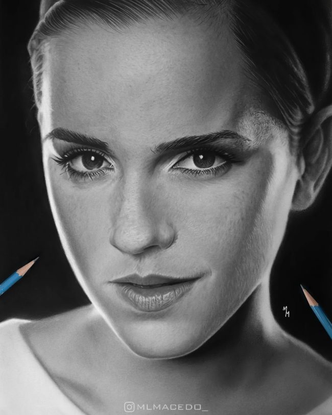 Incredibly Realistic Portraits Of Celebrities By Matheus Macedo ...