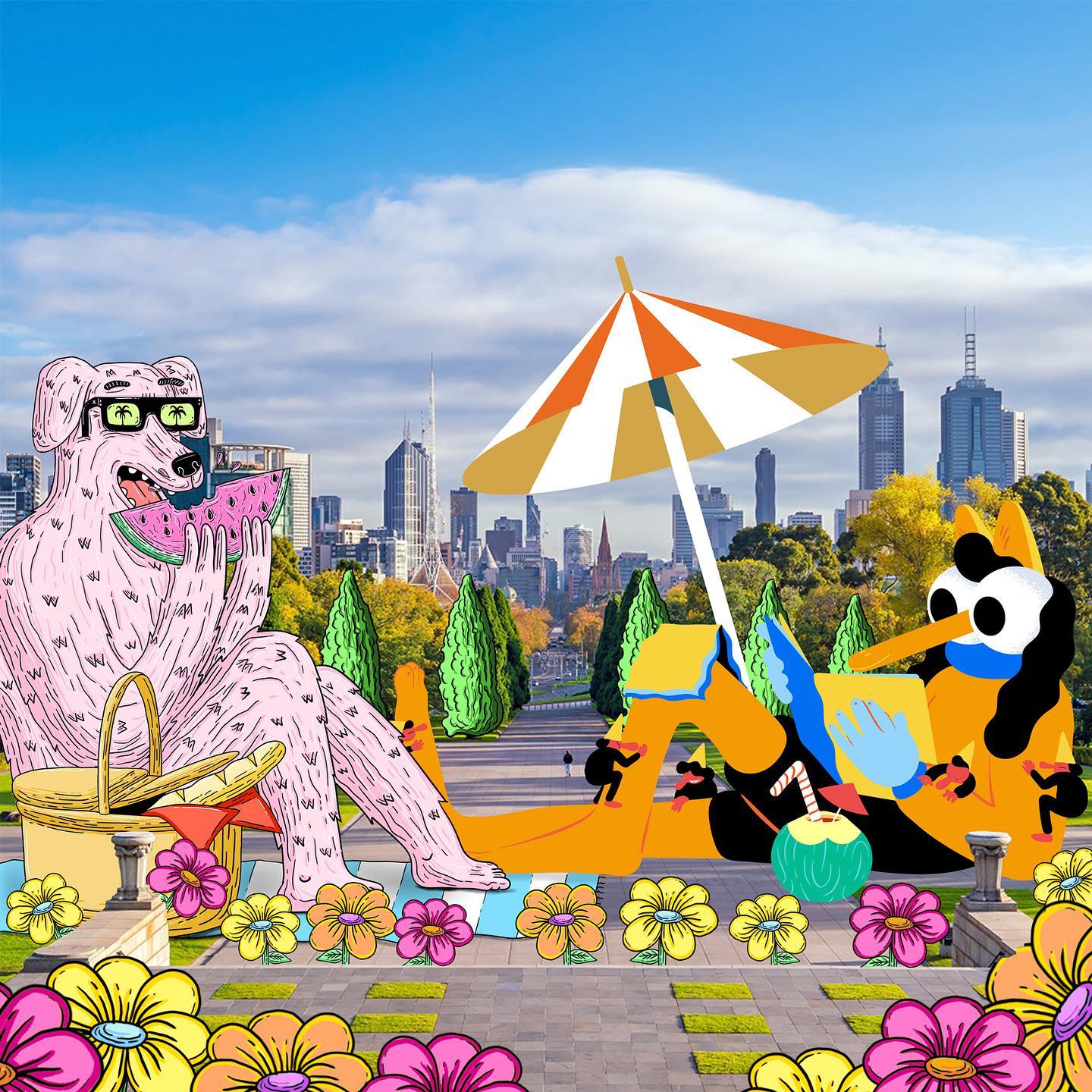 Brolga’s Travel Series: Fun Characters Doodled in Streets and ...