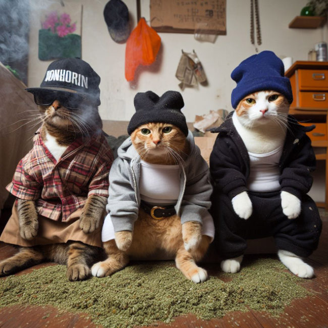 The Meowfia: Funniest AI-generated Images Of The Cat Street Gangs ...