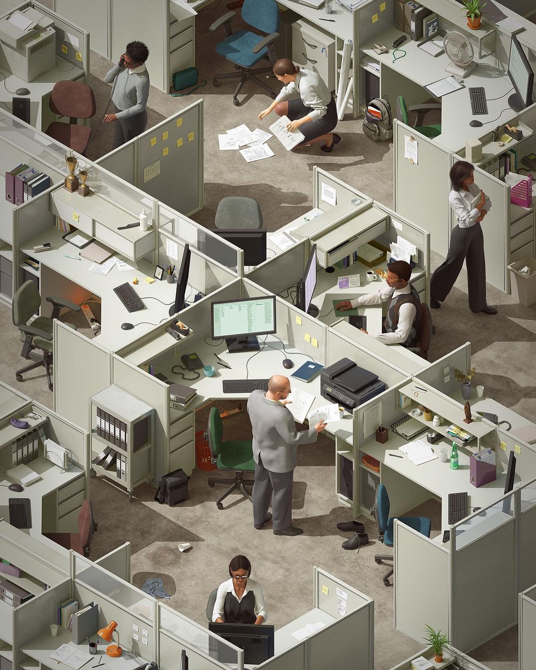 Detailed Hyper-Realistic 3D Illustrations by Max Guther » Design You ...