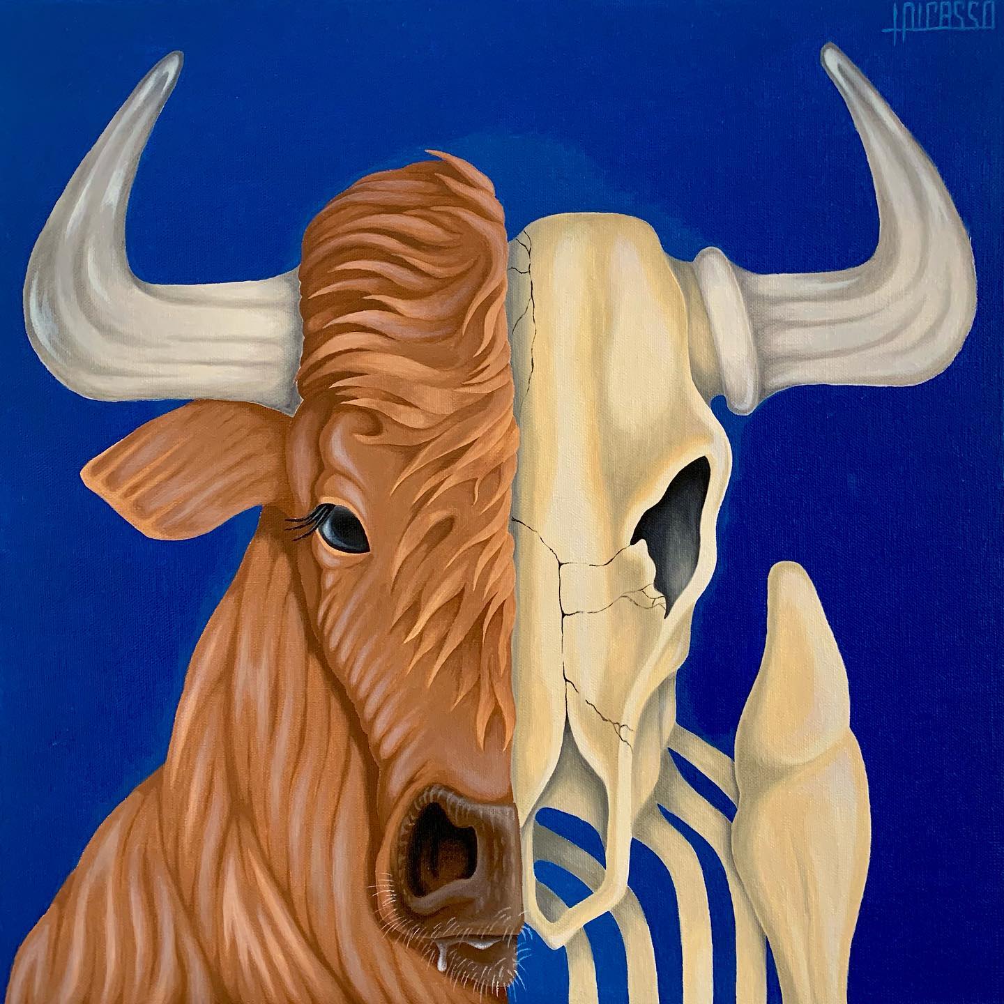 The Superb ‘Dissected’ Oil on Canvas Paintings by Luis Pedro Picasso ...