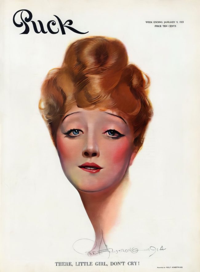 Glamorous Girls Illustrated by Rolf Armstrong in The Early 20th Century ...