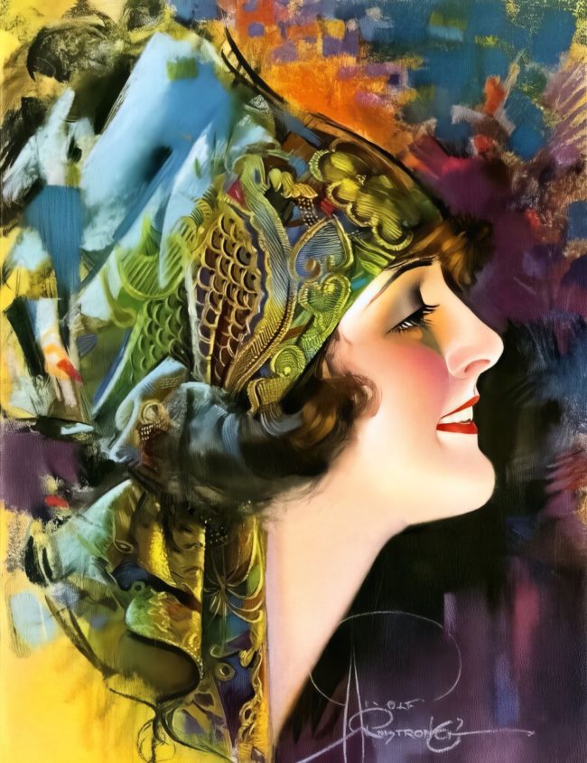 Glamorous Girls Illustrated by Rolf Armstrong in The Early 20th Century ...