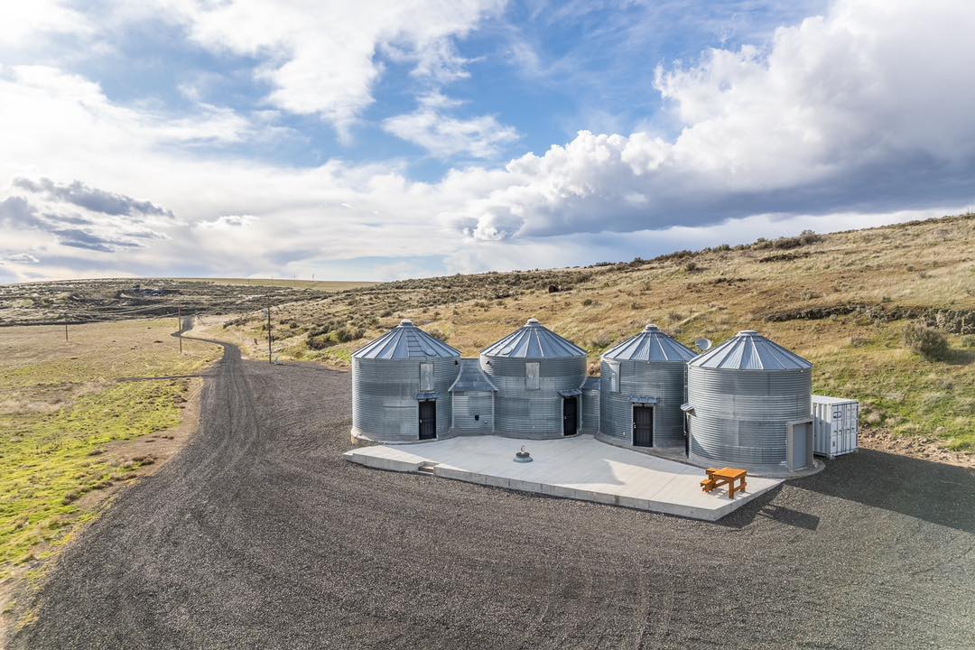 In the Heart of Nowhere, These Grain Silos Stand as A Cosy Steel ...