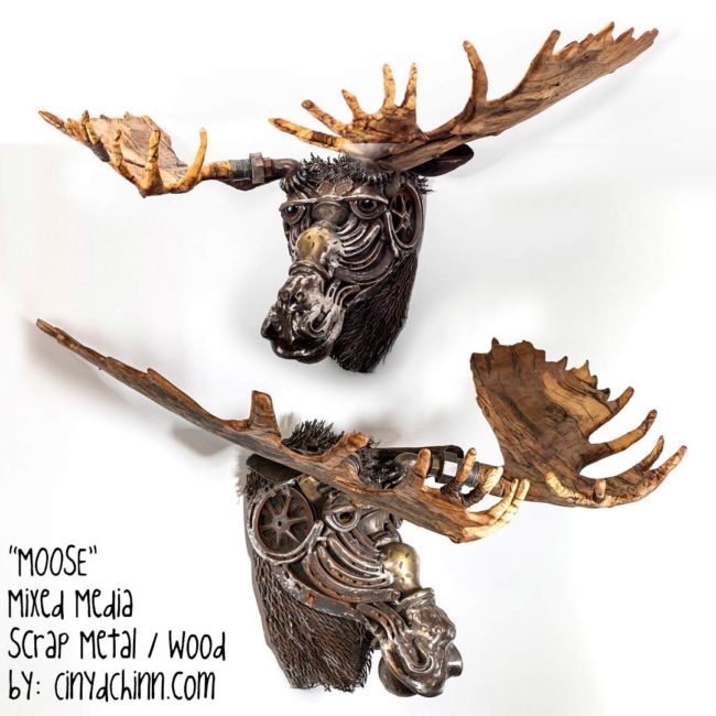 Artist Makes Stunning Sculptutes From Scrap Metal And Other Discarded ...
