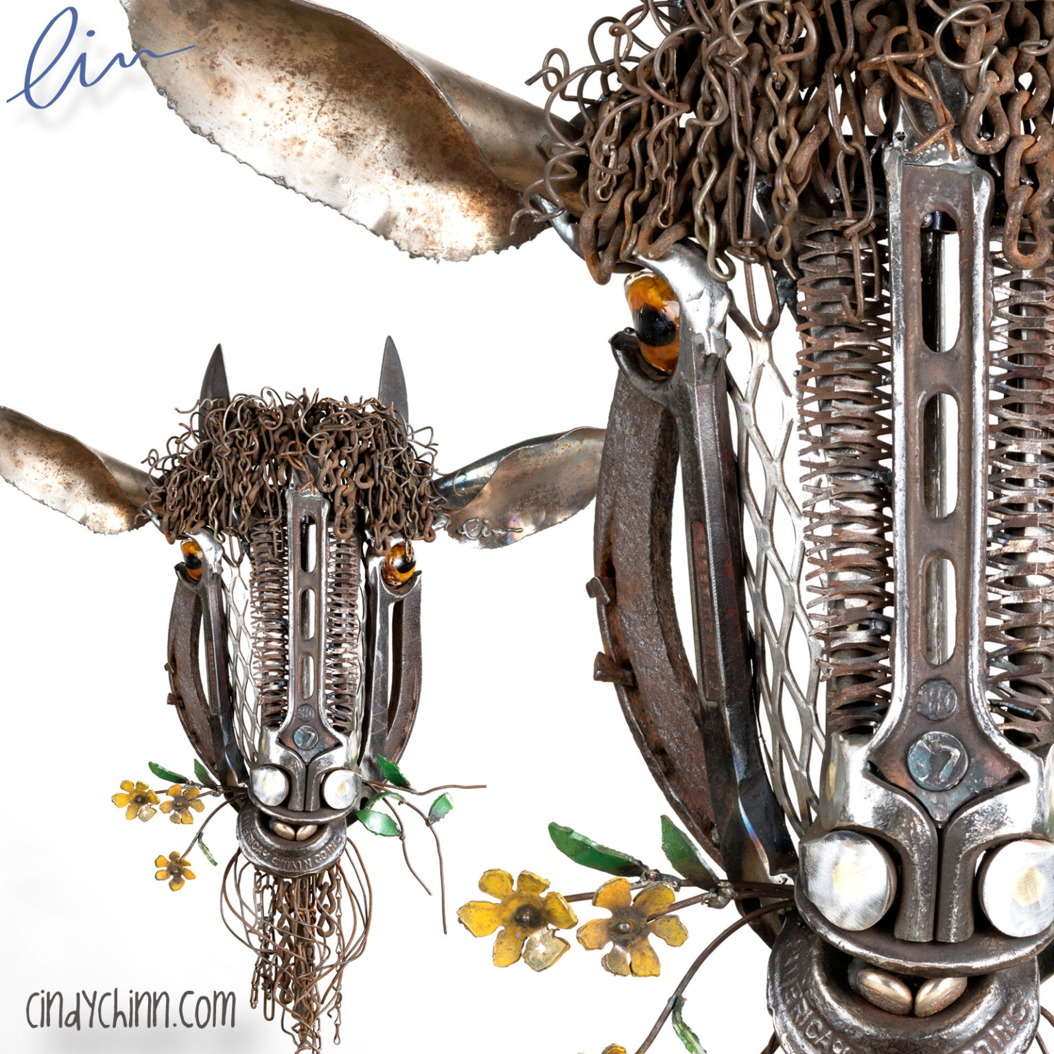 Artist Makes Stunning Sculptutes From Scrap Metal And Other Discarded ...