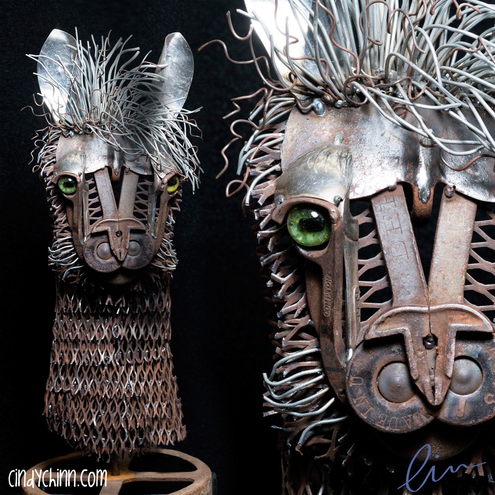 Artist Makes Stunning Sculptutes From Scrap Metal And Other Discarded ...