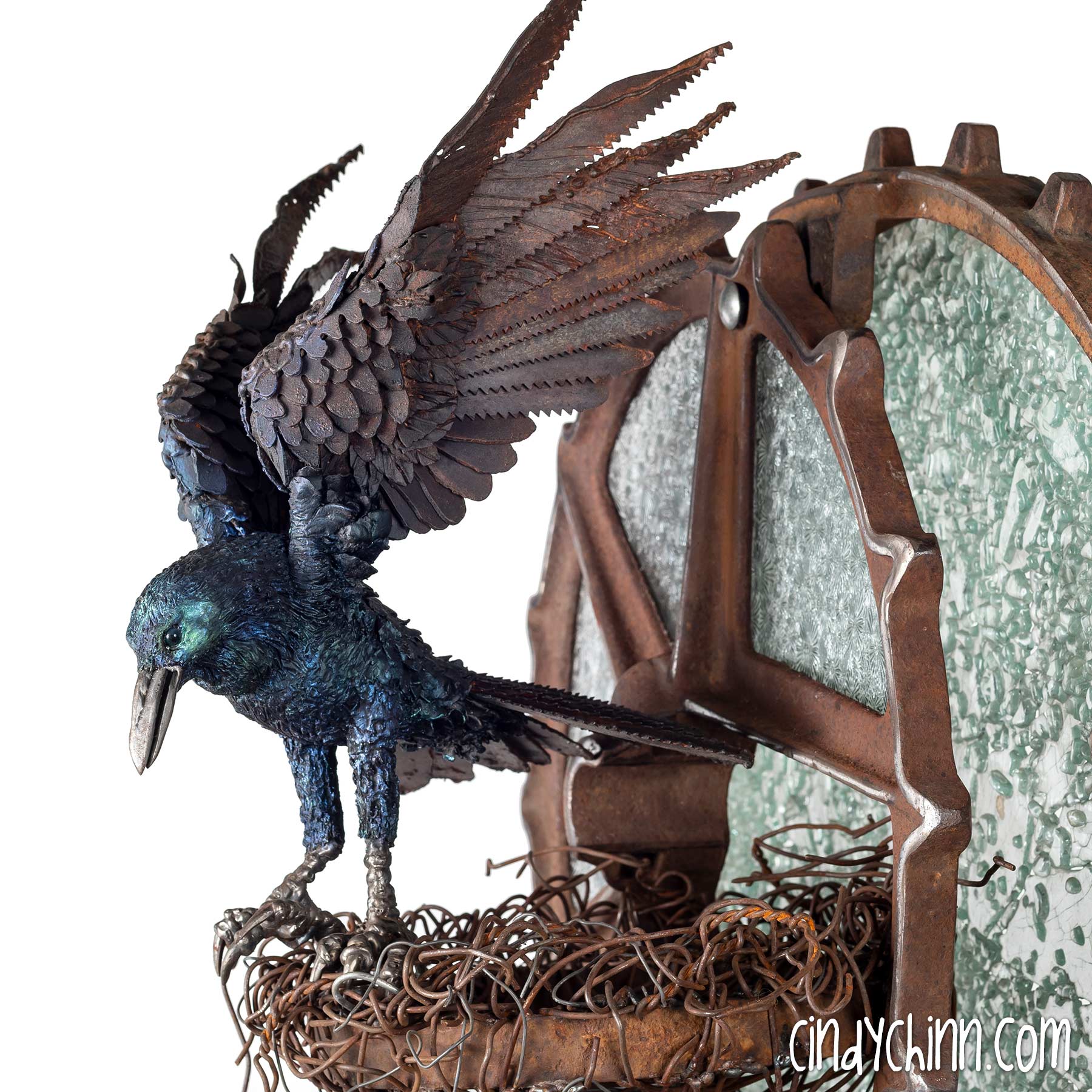 Artist Makes Stunning Sculptutes From Scrap Metal And Other Discarded ...
