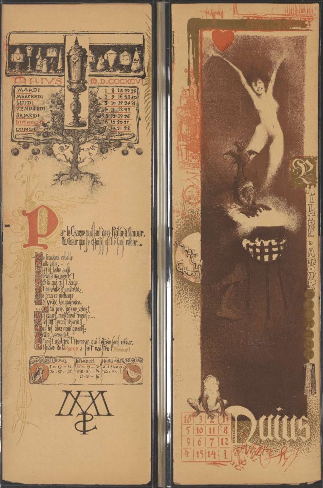 Vinatge Occultist Calendar with Incredible Illustrations by Manuel ...