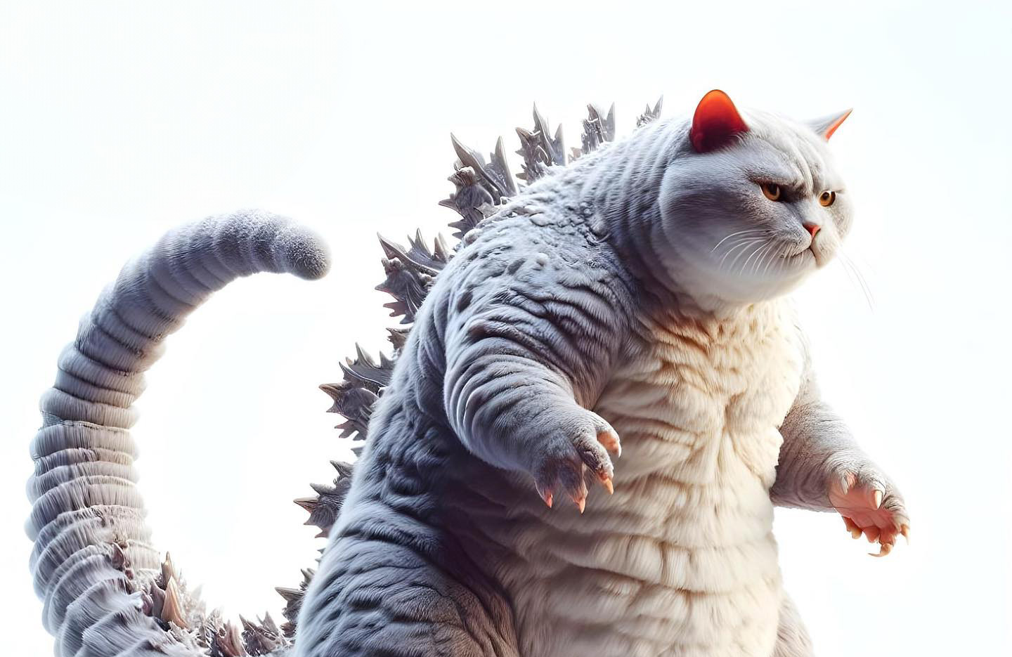Meet KAZZILLA, a Feisty Fat Cat of Great Destruction! Ready to Invade ...