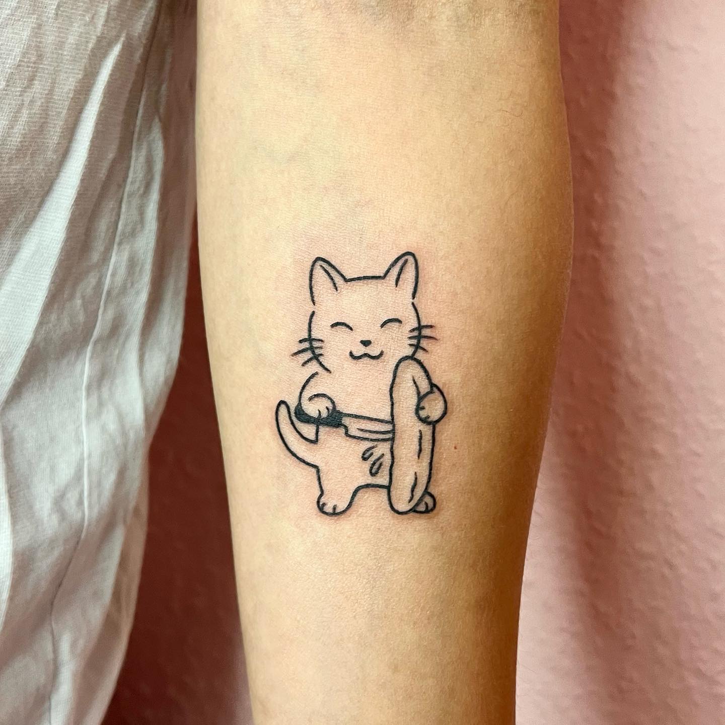 Artist Creates Adorable Tattoos Featuring Cute Animals And Creatures ...
