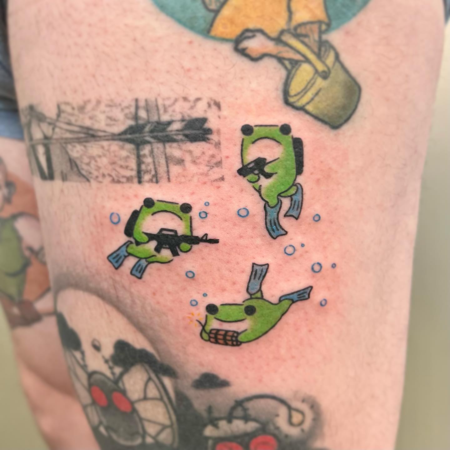 Artist Creates Adorable Tattoos Featuring Cute Animals And Creatures ...