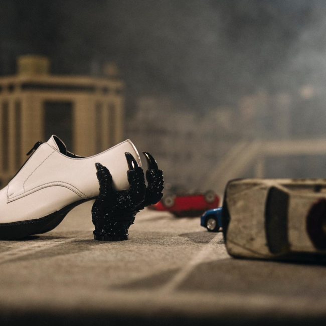 Small Japanese Fashion Brand Creates a Godzilla Shoes in The Honor of ...