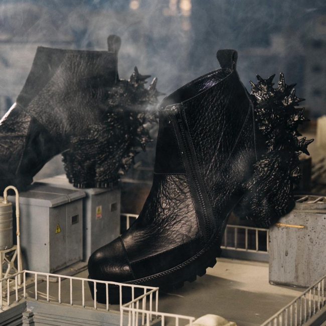 Small Japanese Fashion Brand Creates a Godzilla Shoes in The Honor of ...