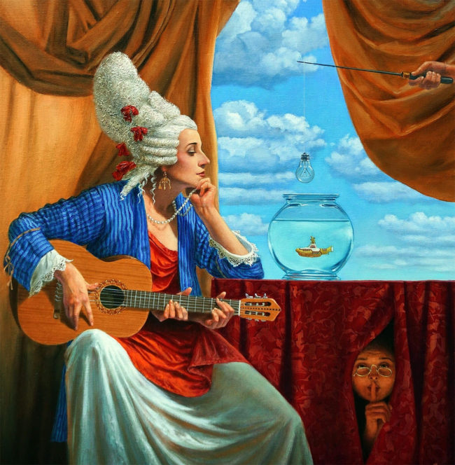 Michael Cheval’s Vibrant Masterpieces Reveal the Hidden Strangeness of ...
