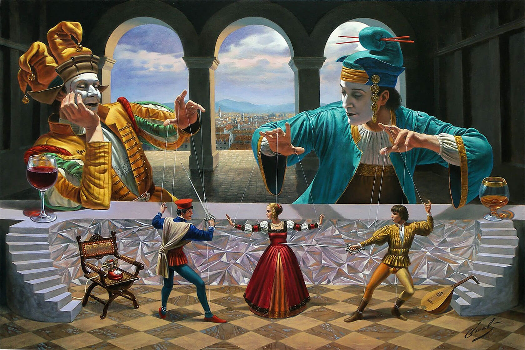 Michael Cheval’s Vibrant Masterpieces Reveal the Hidden Strangeness of ...