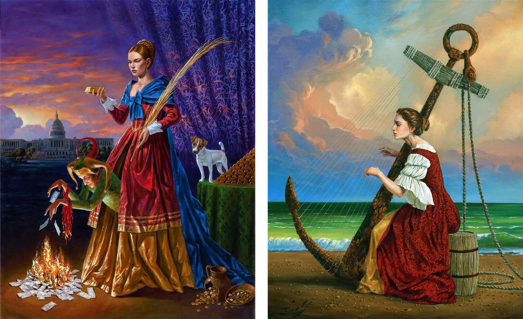 Michael Cheval’s Vibrant Masterpieces Reveal the Hidden Strangeness of ...
