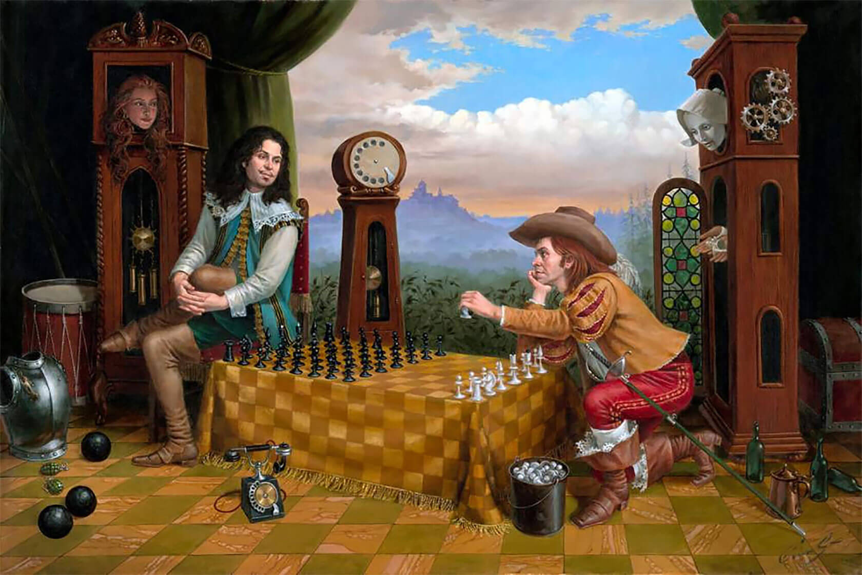 Michael Cheval’s Vibrant Masterpieces Reveal the Hidden Strangeness of ...