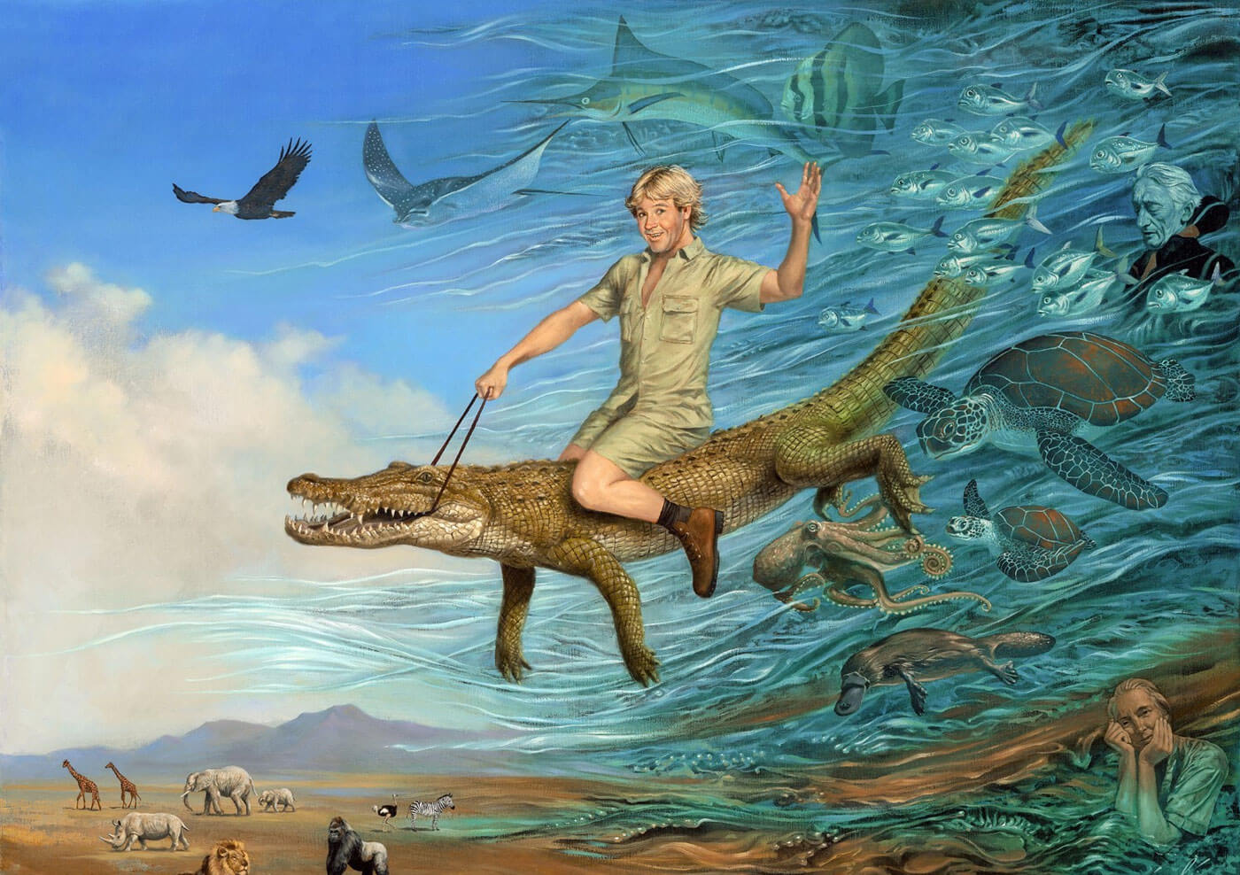 Michael Cheval’s Vibrant Masterpieces Reveal the Hidden Strangeness of ...