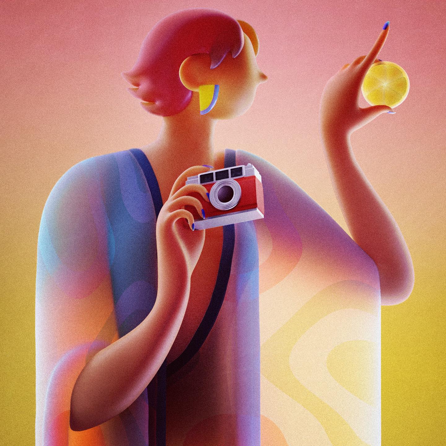 Meet Liza Odette, an Artist Who Loves to Combine Simple Yet Detailed 3D ...